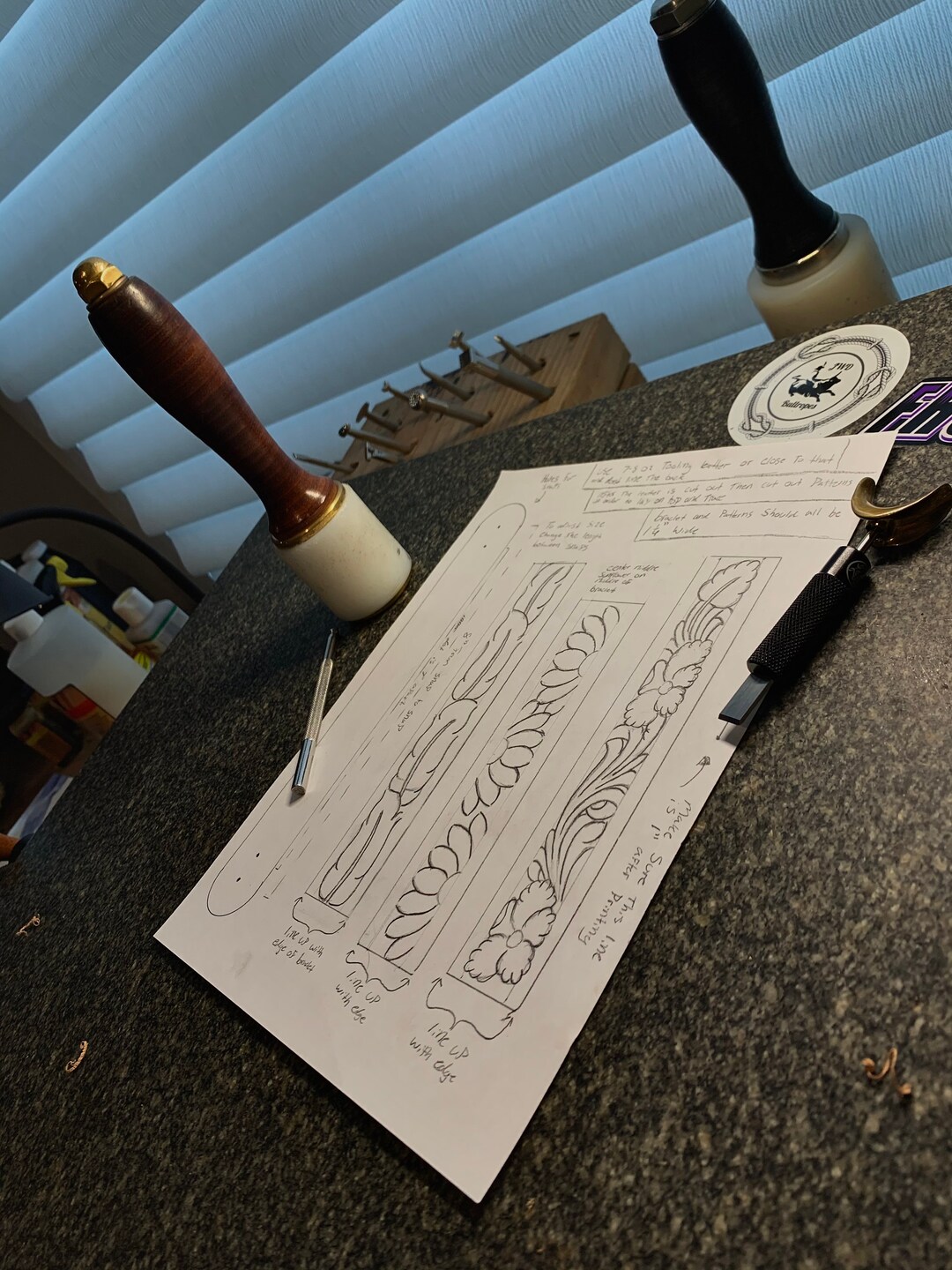 Cuff/bracelet Leather Tooling Pattern - Etsy