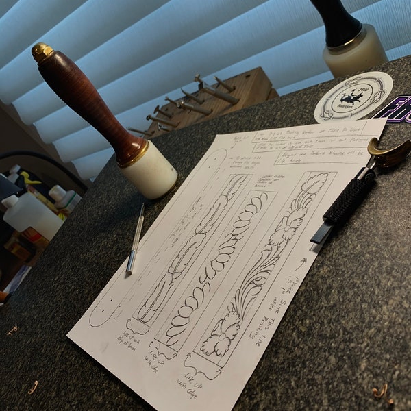 Leather Cuff Pattern - Etsy