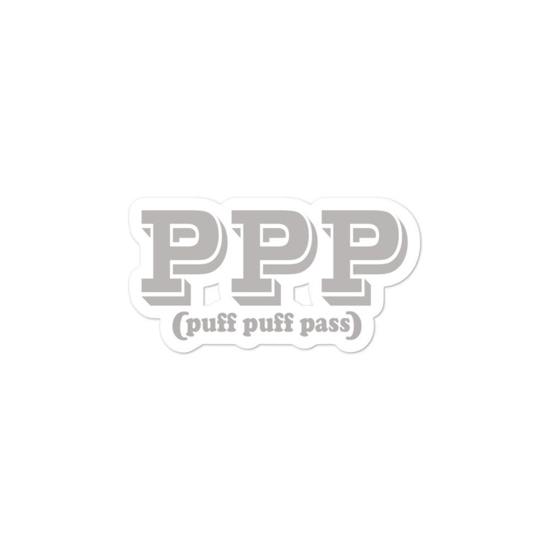 PPP Vinyl Sticker, Bubble-free Laptop Decal - Etsy