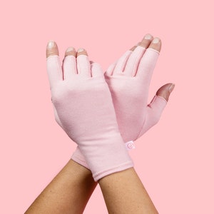 Pink Gloves - Etsy