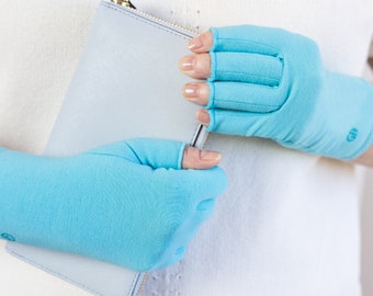 Coral Pink Compression Gloves for Arthritis, Hand Pain, Hand Therapy ...