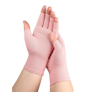 Ballet Pink Compression Gloves, Arthritis Hand Pain Relief - Etsy