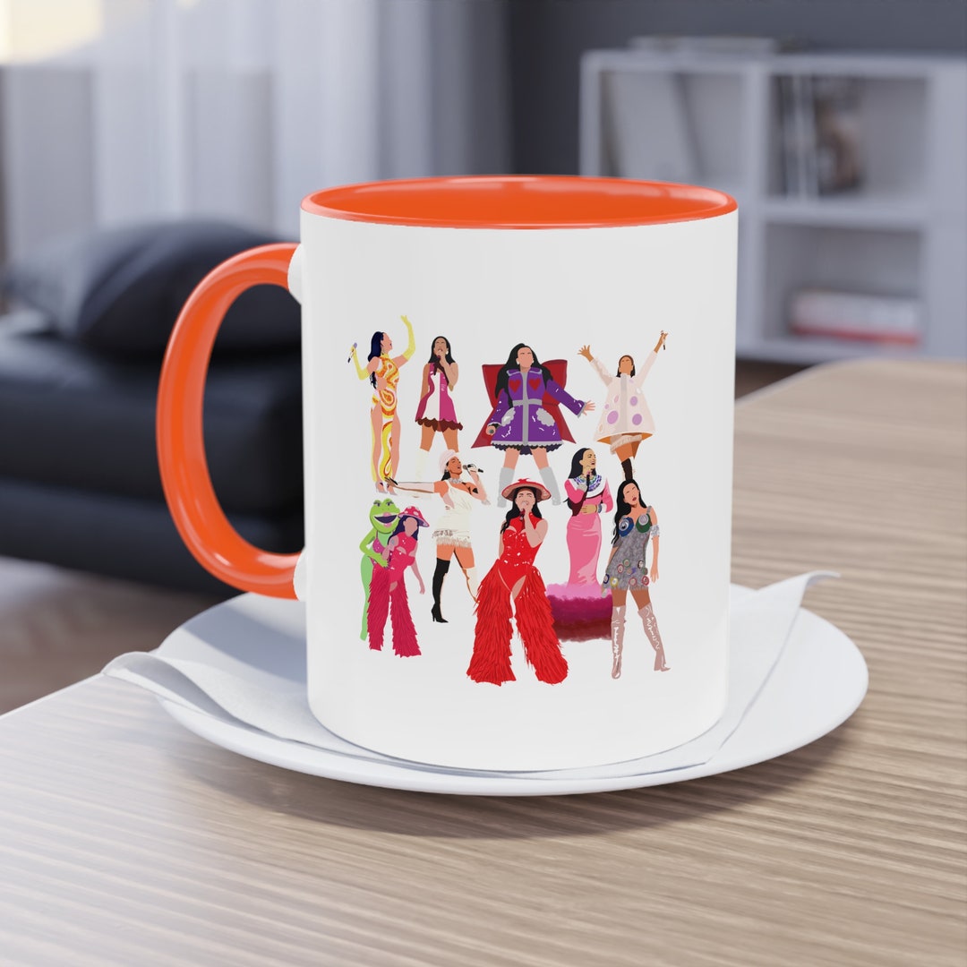 Katy Perry PLAY Illustration Two-tone Coffee Mug 11oz - Etsy