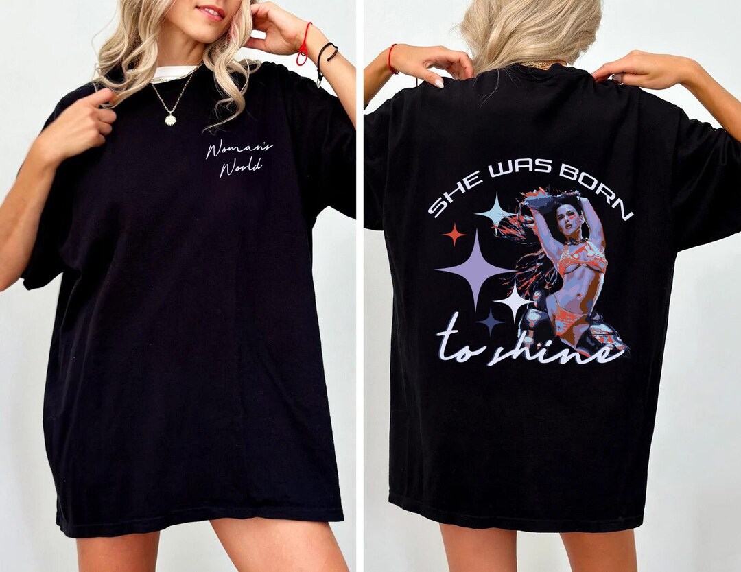 Woman's World Katy Perry - Katycat T-shirt - Fan Merch - FRONT AND BACK ...