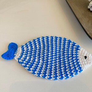 CROCHET PATTERN / Fish Potholder / Crochet Potholder Pattern / Crochet ...