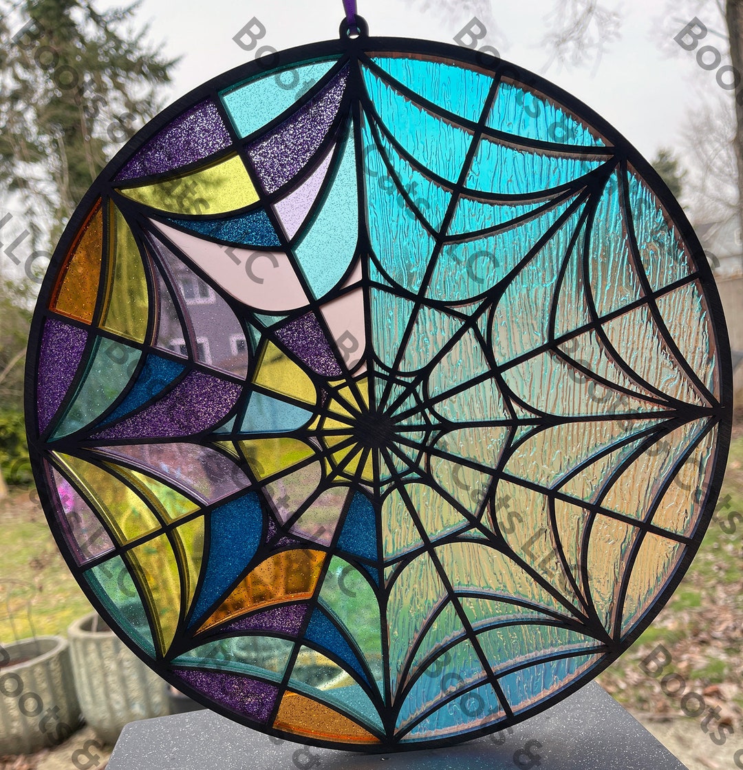 Wednesday's Rainy Day Window of Discovery Suncatcher / Stained Glass ...