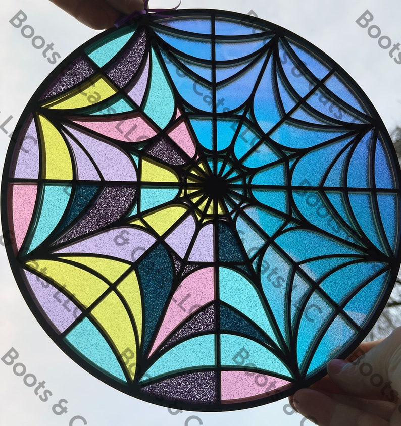 Wednesday's Window of Discovery Suncatcher / Stained Glass-like / Home ...