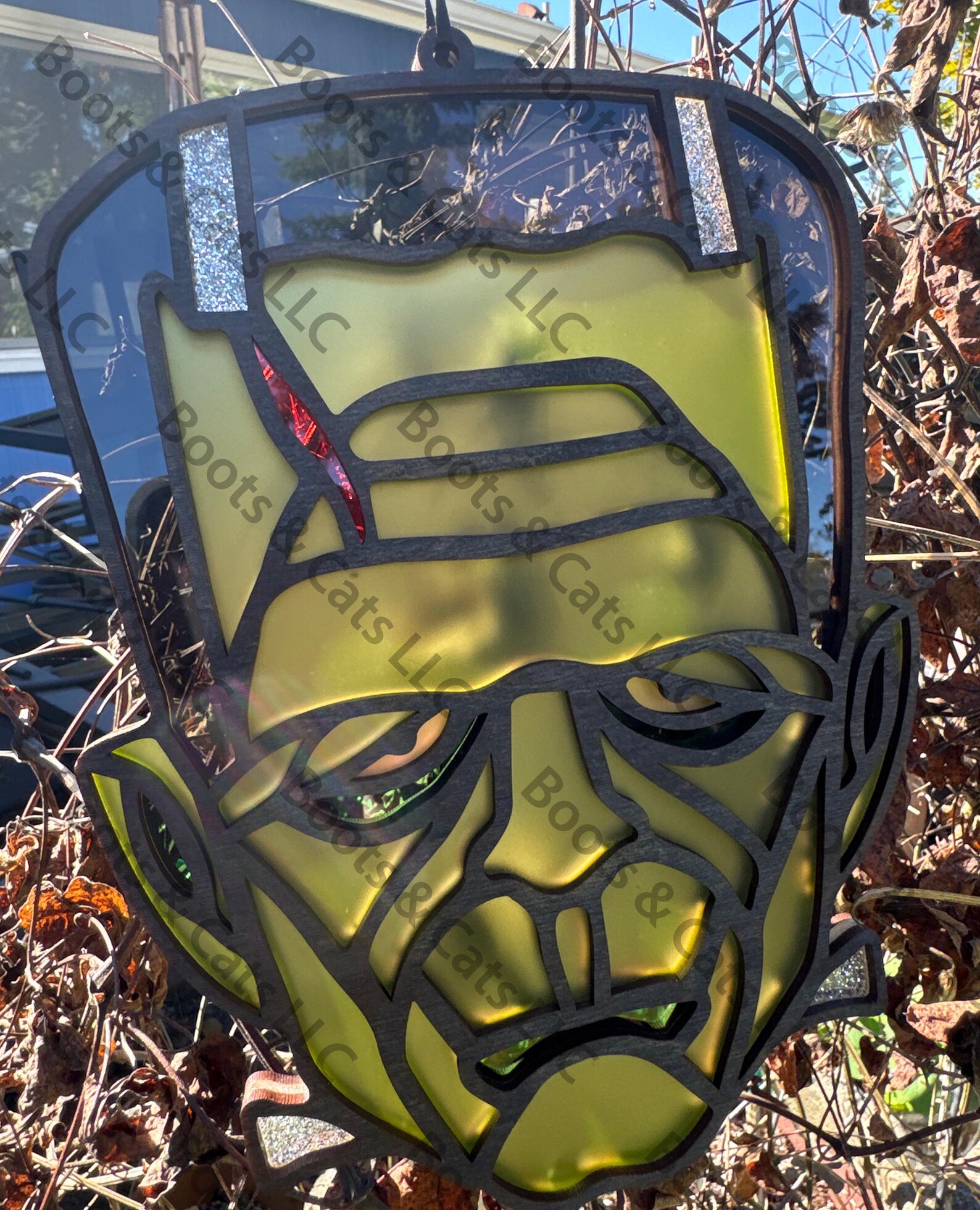 Frankenstein Suncatcher / Wall Decor / Window Decor / Bride's Sidekick ...