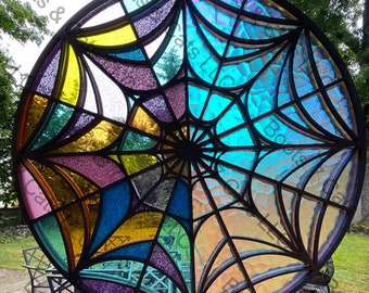 Wednesday Addams Stained Glass - Etsy