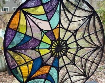 Wednesday Addams Stained Glass - Etsy