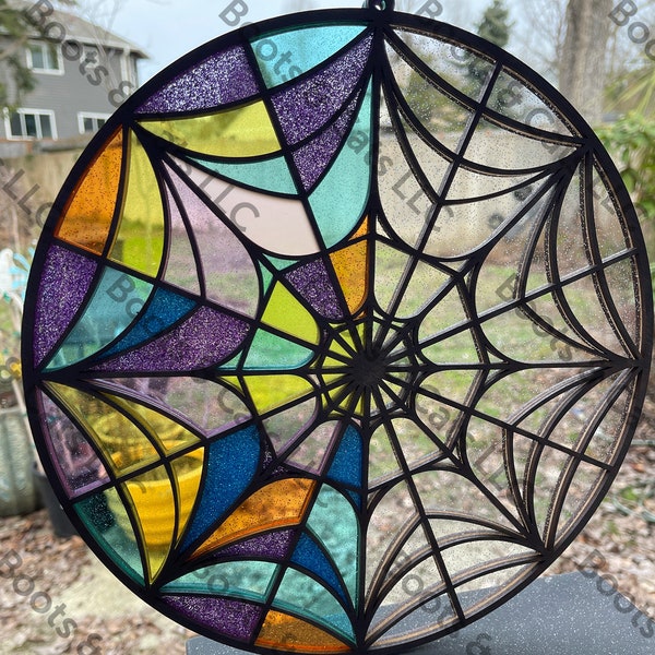 Stained Glass Wednesday Window - Etsy