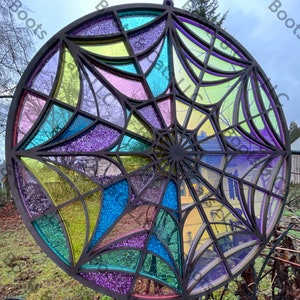 Wednesday's Window of Discovery Suncatcher / Stained Glass-like / Home ...