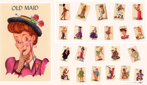 Old Maid Printable Old Maid Card Game – The Toy Room