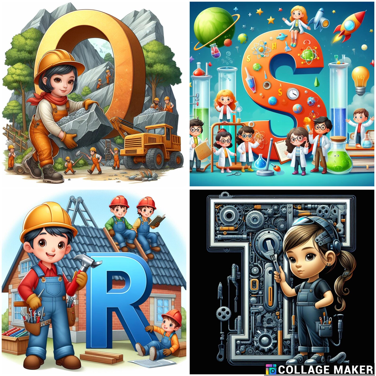 ABC Alphabet Occupations Jobs Digital Download - Etsy