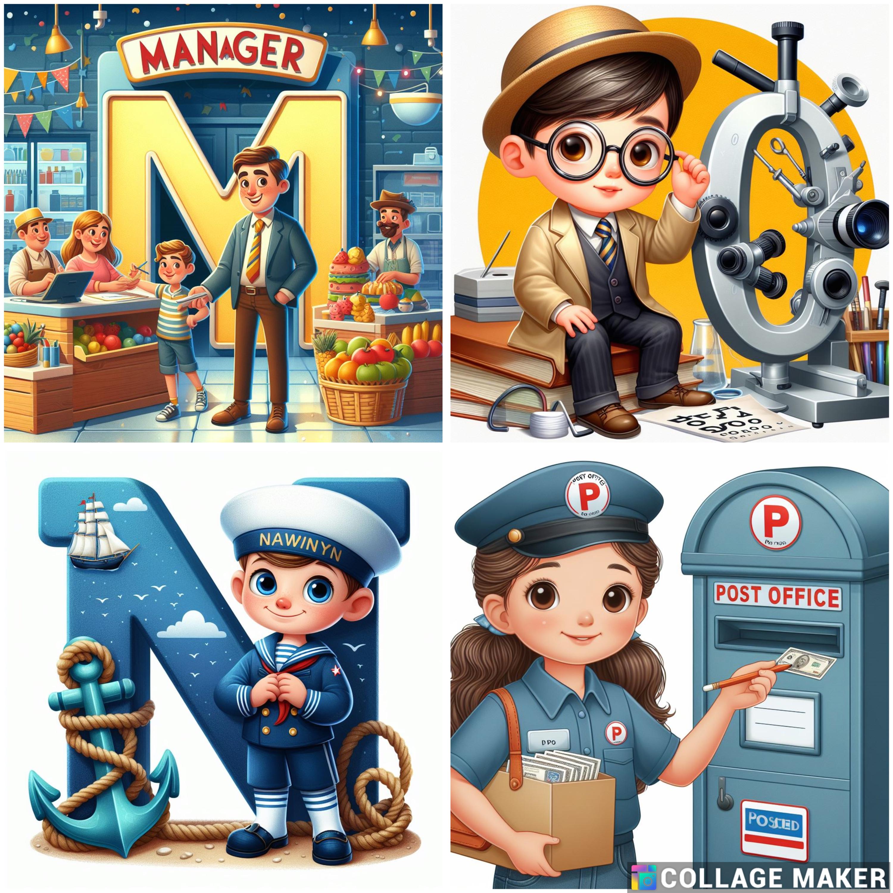 ABC Alphabet Occupations Jobs Digital Download - Etsy