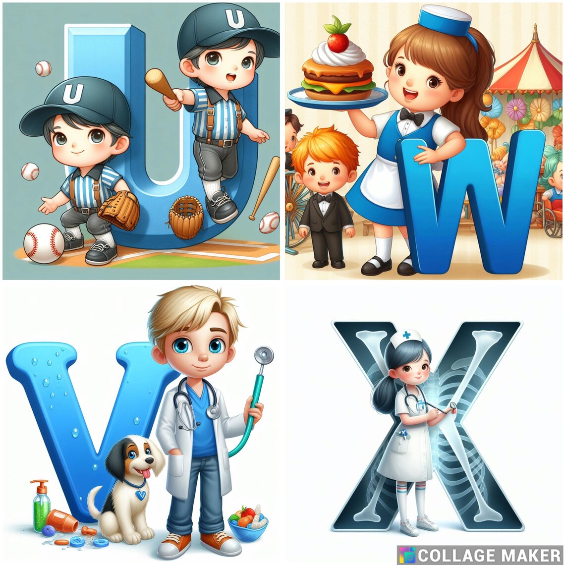 ABC Alphabet Occupations Jobs Digital Download - Etsy