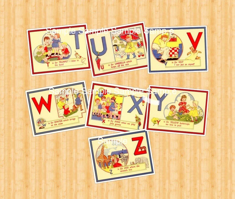 Alphabet ABC'S Letters Photo Digital Download - Etsy