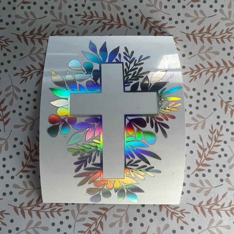 Cross Decal - Etsy