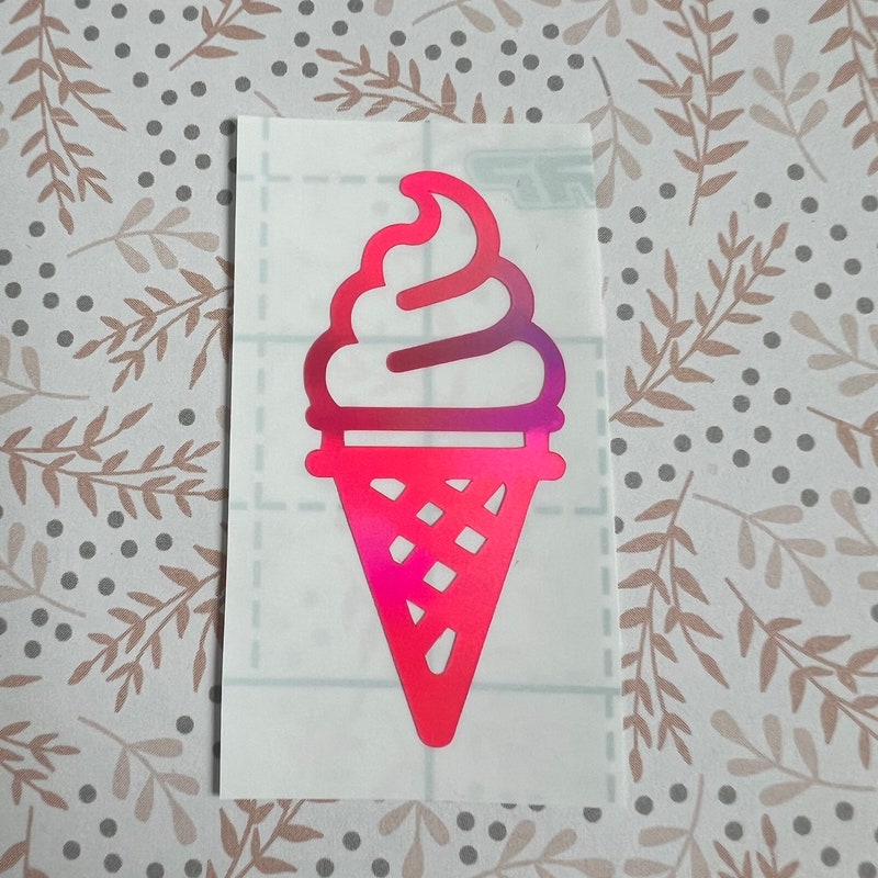 Ice Cream Drip Vinyl - Etsy