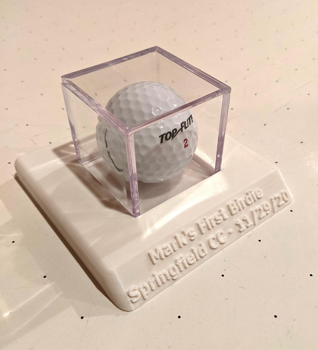 Golf Ball Display Case and Custom Stand - Etsy