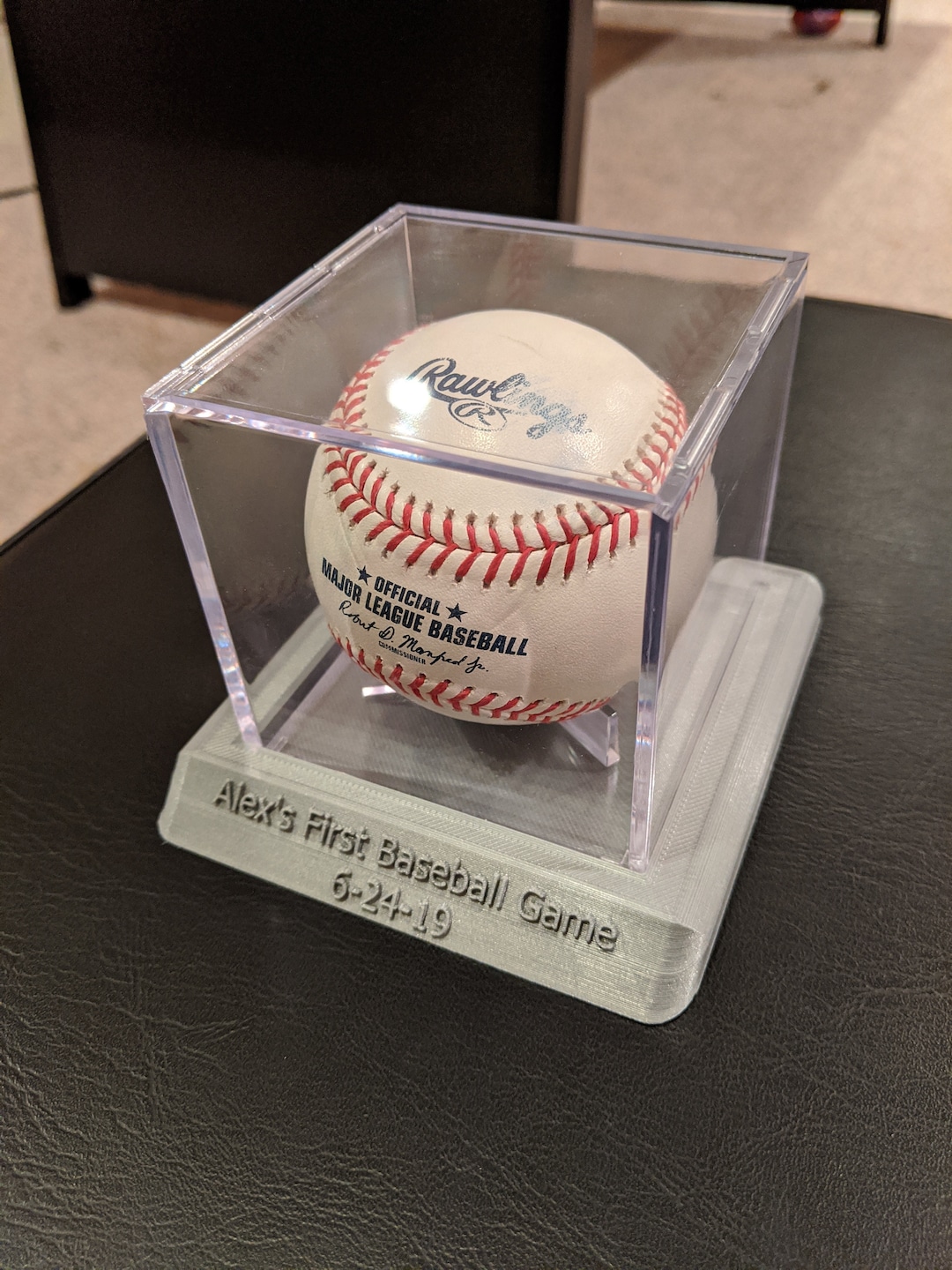 Baseball Display Case With Custom Stand - Etsy