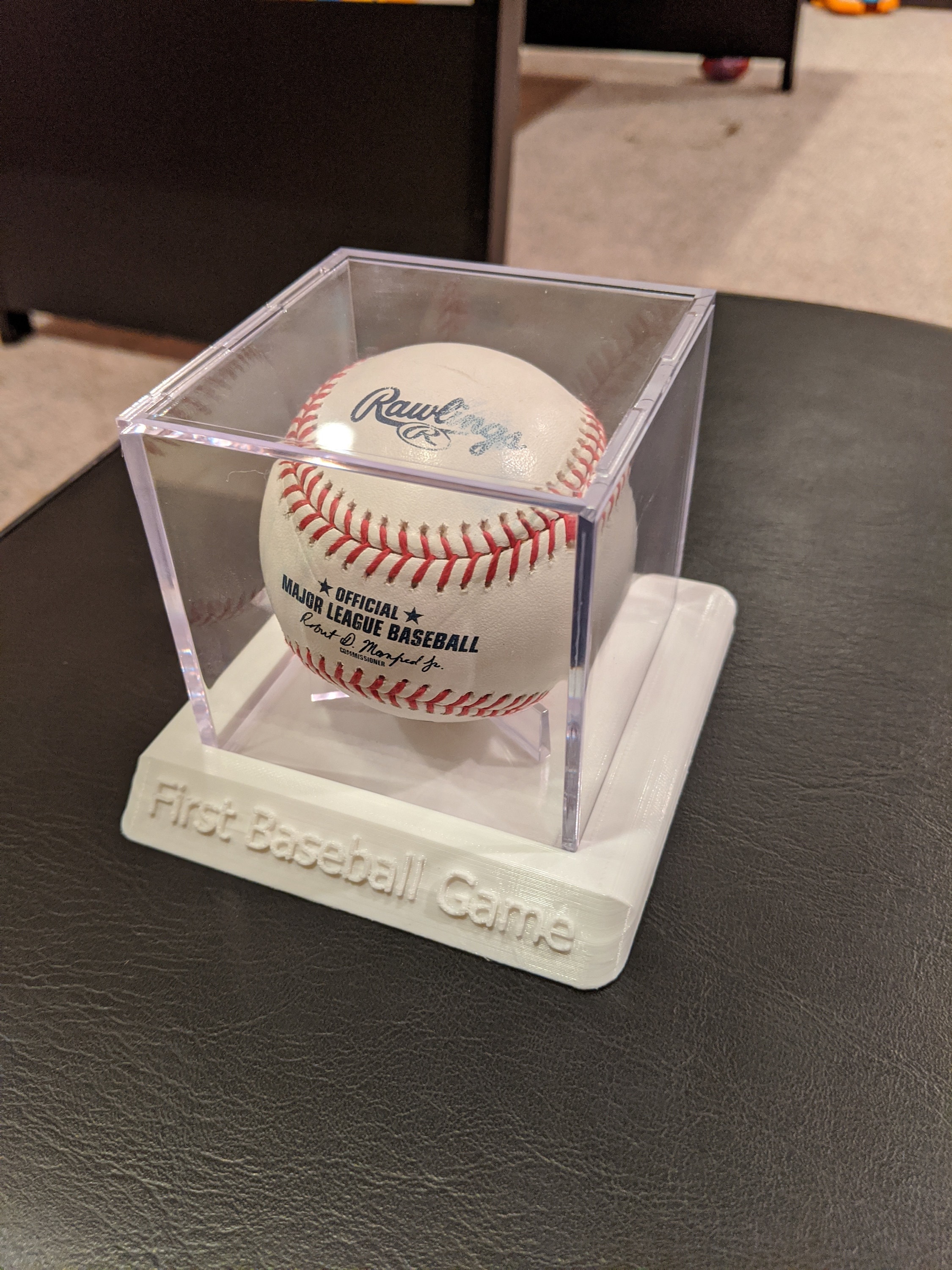 Baseball Display Case With Custom Stand - Etsy