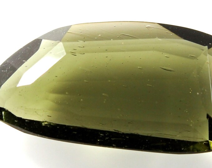 Faceted Natural Czech Moldavite From Locality MALOVICE, Found in 2023 ...