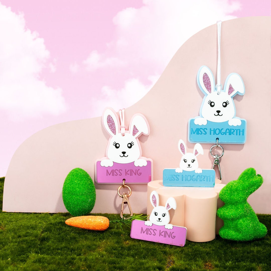 Easter Personalised Badge Lanyard Bundle - Etsy