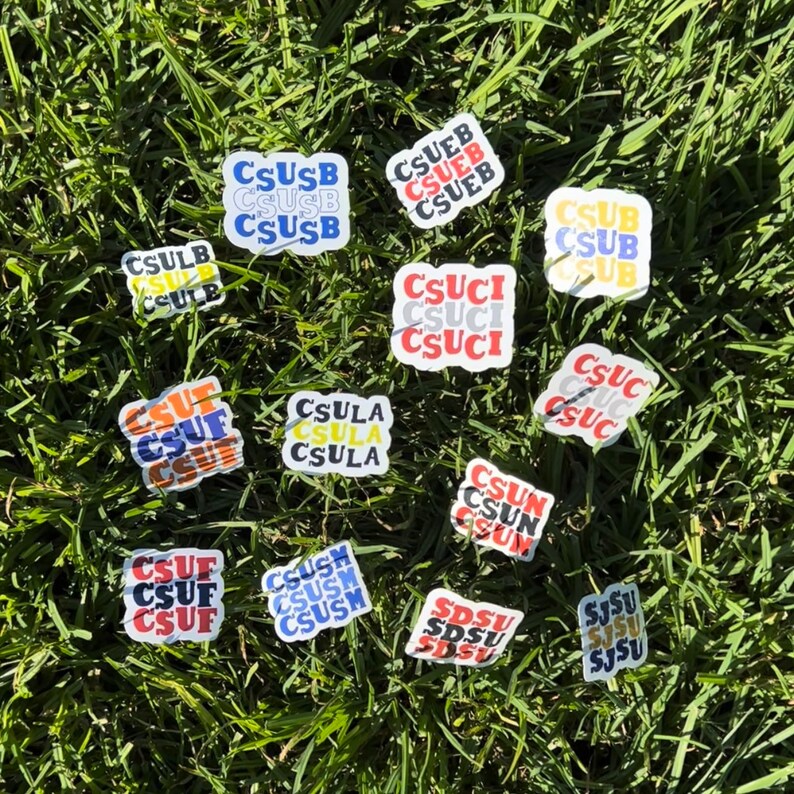 CSU Los Angeles Sticker CSULA Sticker Cal State LA Sticker Los Angeles ...