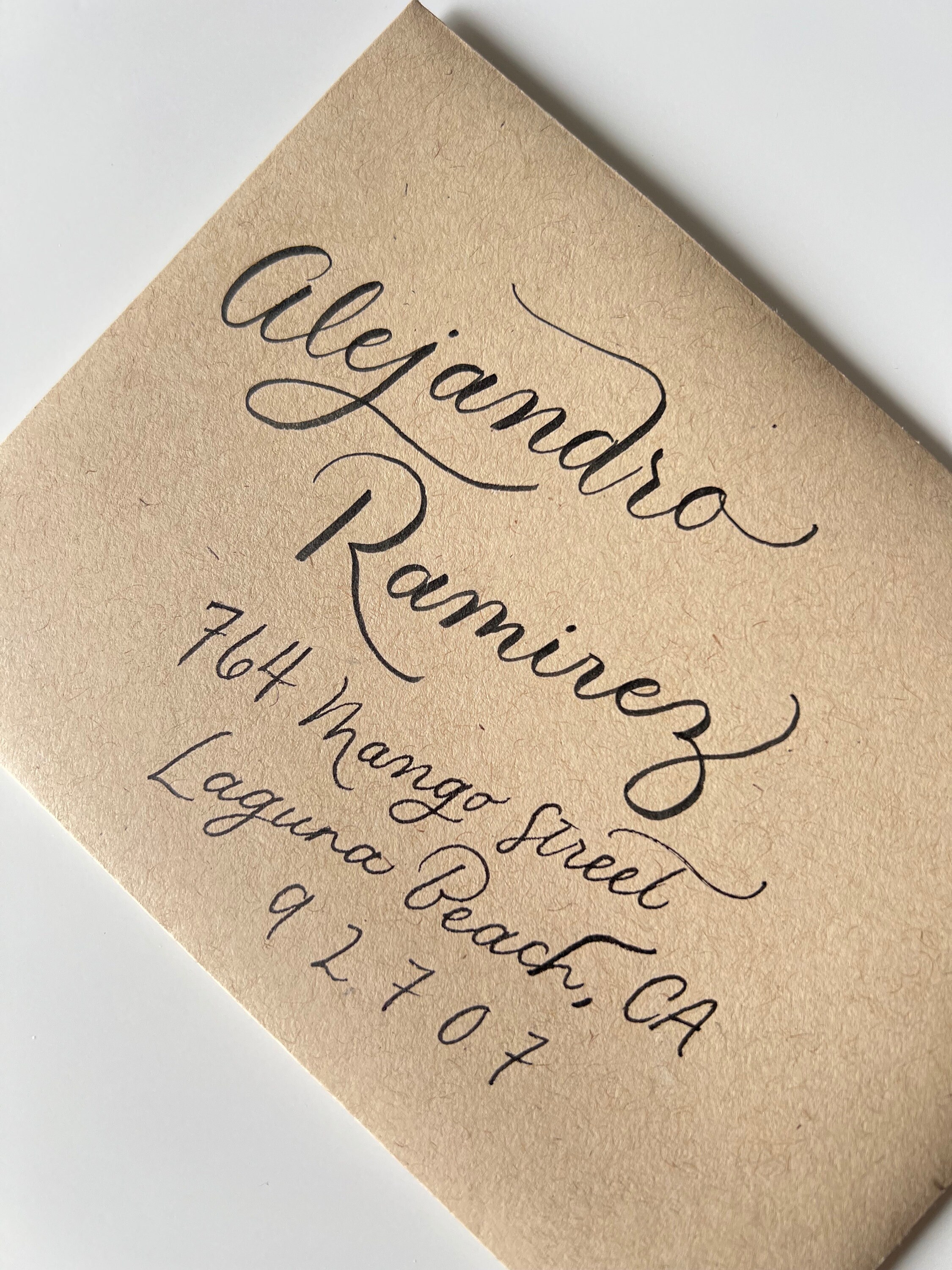 Custom Envelope Addressing - Handlettered Addressing - Custom ...