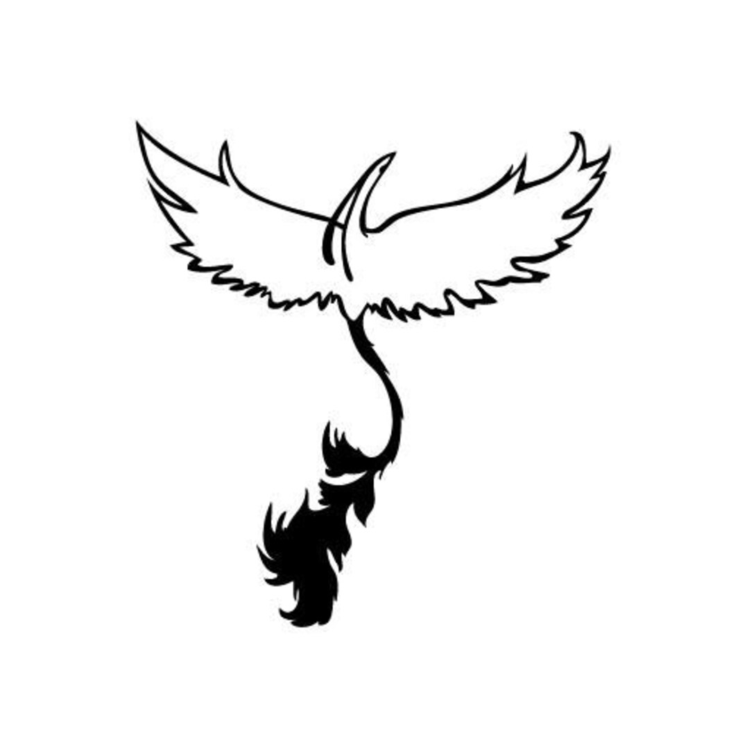 Phoenix Firebird Renew - Vinyl Decal Sticker for Wall, Car, Bike ...