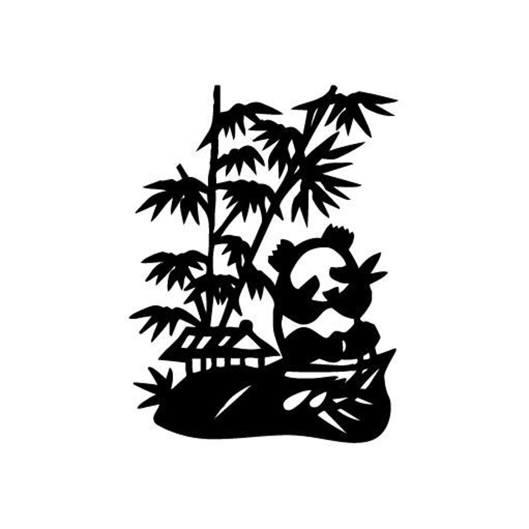 Panda House - Vinyl Decal Sticker for Wall, Car, Bike, Iphone, Ipad ...