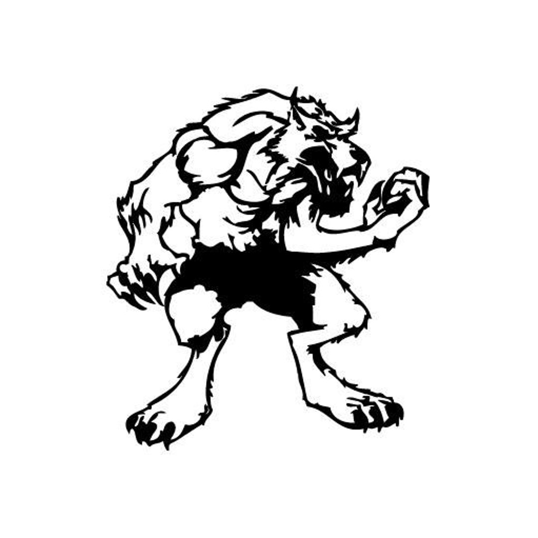 Werewolf Gain Power - Vinyl Decal Sticker for Wall, Car, Bike, Iphone ...