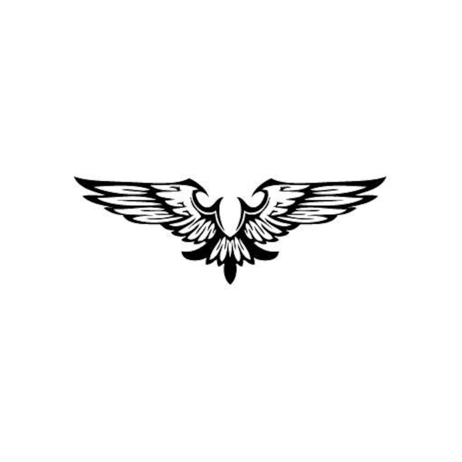 Wings Eagle Shape Vinyl Decal Sticker for Wall, Car, Bike, Iphone, Ipad ...