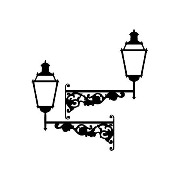 Street Lamp Decal - Etsy