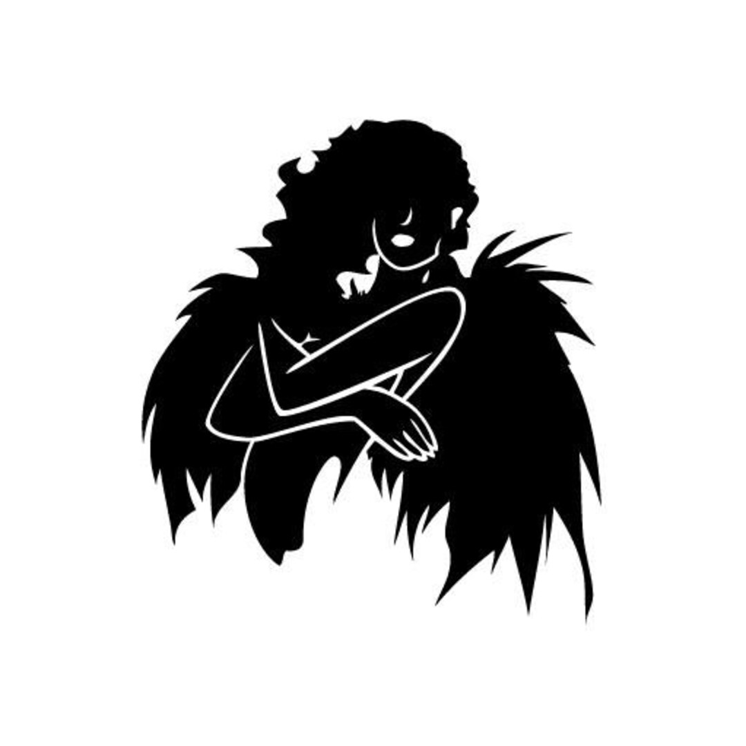 Angel Hug - Vinyl Decal Sticker for Wall, Car, Bike, Iphone, Ipad ...