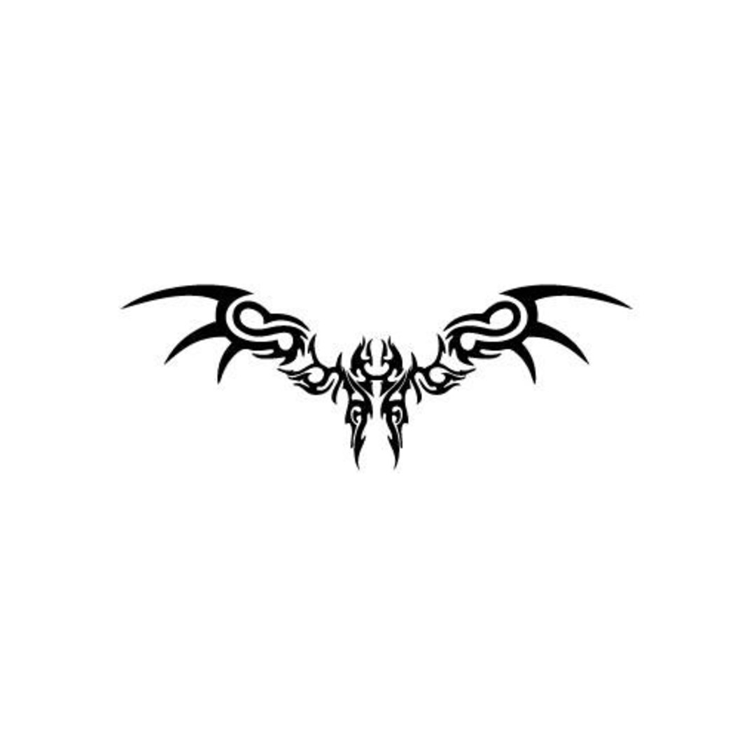 Wings Flame Demon - Vinyl Decal Sticker for Wall, Car, Bike, Iphone ...