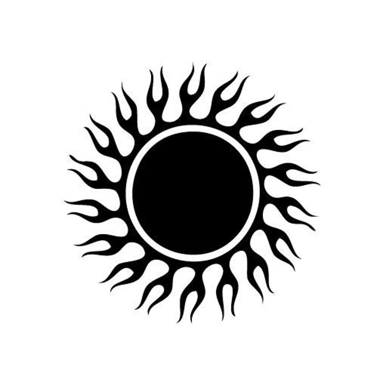 Sun Blade Vinyl Decal Sticker for Wall Car Bike Iphone - Etsy