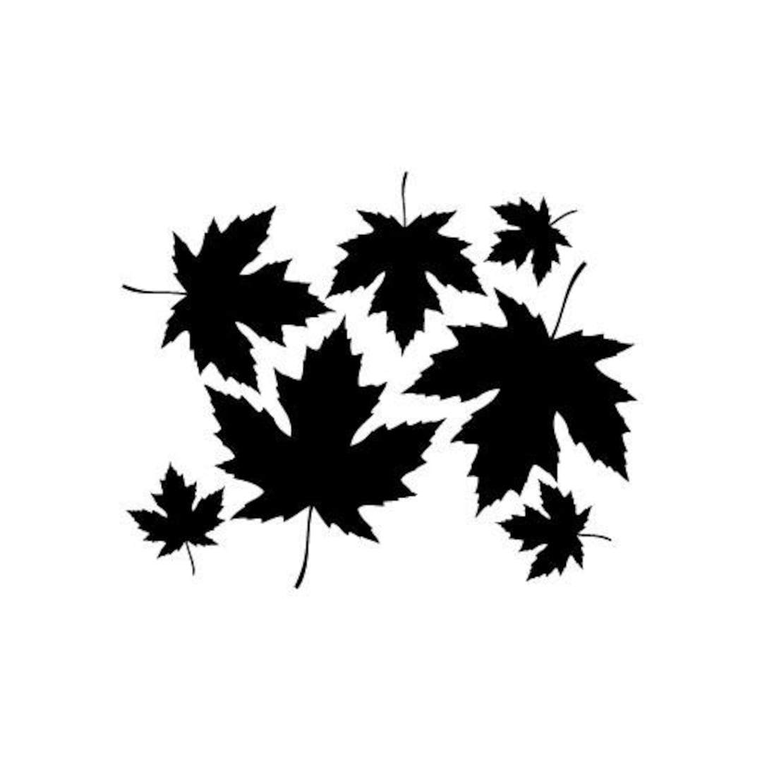 Maple Leaf Fall - Vinyl Decal Sticker for Wall, Car, Bike, Iphone, Ipad ...