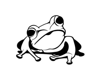 Frog Wall Decal - Etsy
