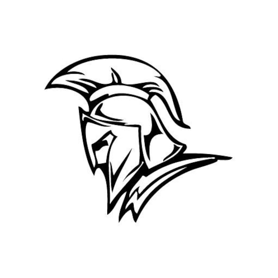 Spartan Head Vinyl Decal Sticker for Wall Car Bike | Etsy