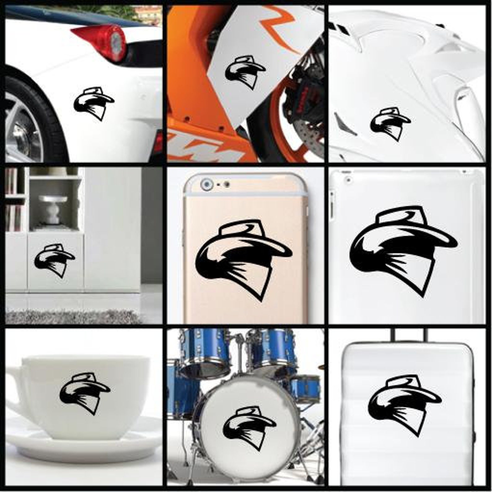 Bandit Outlaw Gangster Vinyl Decal Sticker for Wall Car - Etsy