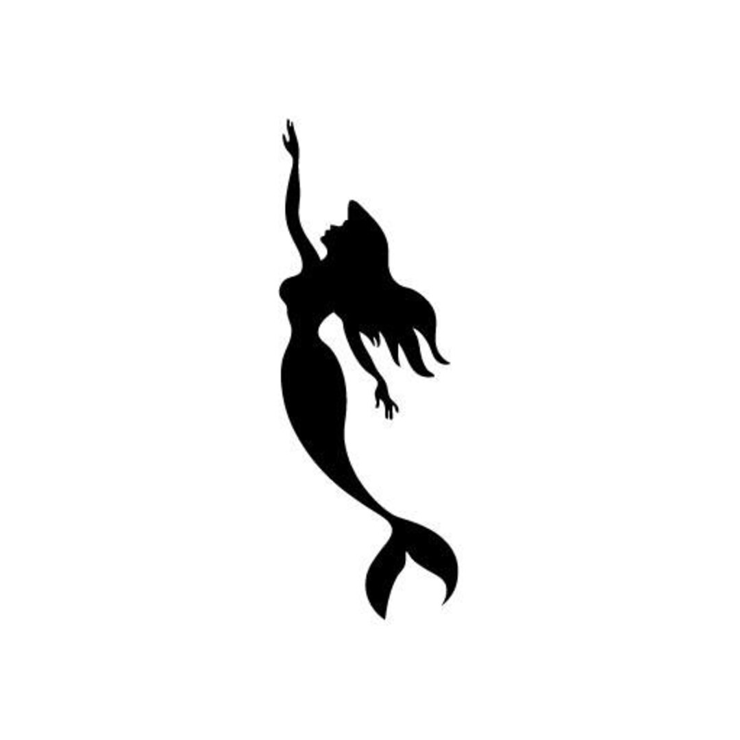 Mermaid Reach Sky - Vinyl Decal Sticker for Wall, Car, Bike, Iphone ...