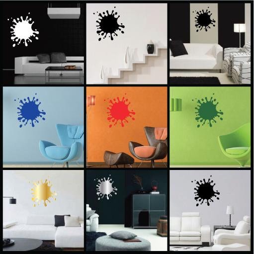 Ink Splash - Vinyl Decal Sticker for Wall, Car, Bike, Iphone, Ipad ...