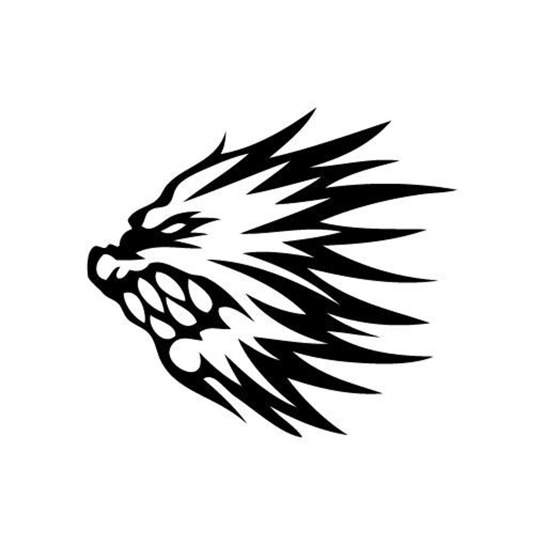 Wolf Flame - Vinyl Decal Sticker for Wall, Car, Bike, Iphone, Ipad ...