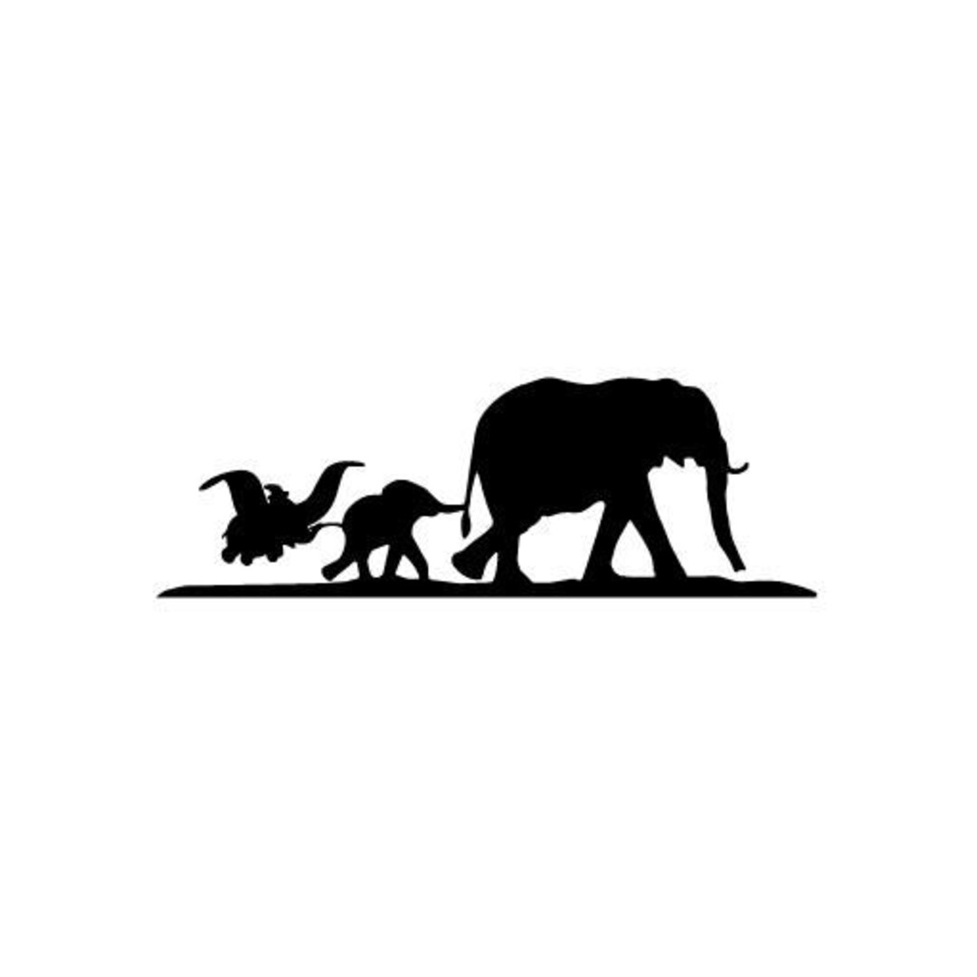 Dumbo Follow Home - Vinyl Decal Sticker for Wall, Car, Bike, Iphone ...