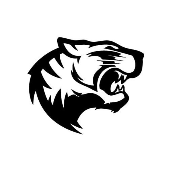 Tiger Head Scream Vinyl Decal Sticker for Wall Car Bike | Etsy