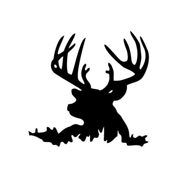 Deer Look Forward Vinyl Decal Sticker for Wall Car Bike | Etsy