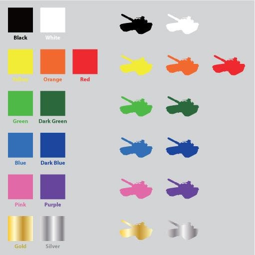 Tank Military Vinyl Decal Sticker for Wall Car Bike - Etsy