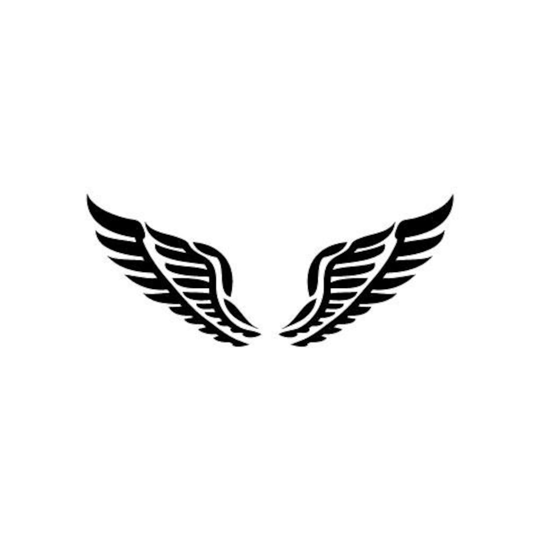 Wings Feather High - Vinyl Decal Sticker for Wall, Car, Bike, Iphone ...